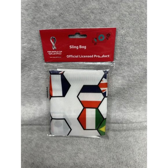 Fifa | Accessories | Fifa World Cup Qatar 222 Nations Flags Sling Bag ...